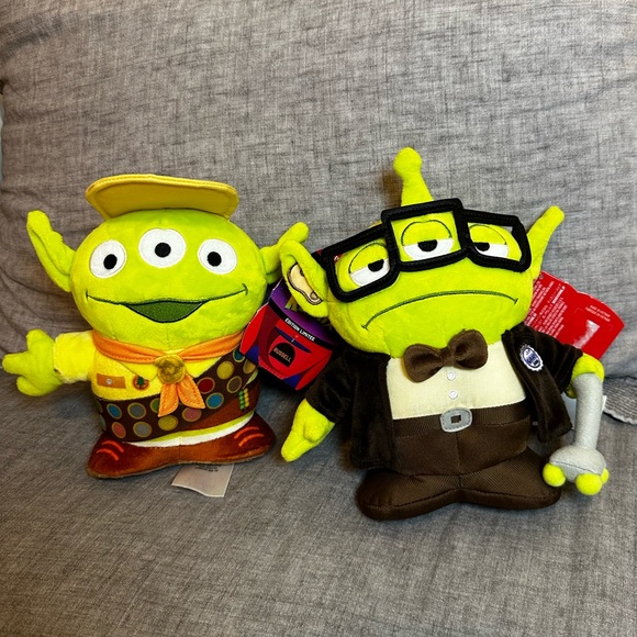 Disney | Toys | Disney Pixar Up Russel And Carl Toy Story Alien Plushie ...